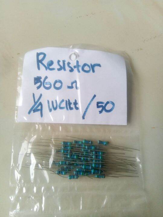 resistor 560 ohm 1/4watt per pack | Lazada Indonesia