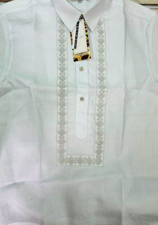 Baro de Manila Gusot Mayaman Super Slimfit Short Sleeves | Lazada PH