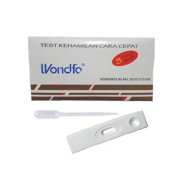1 Buah Tes Kehamilan WONDFO CASSETE DEVICE / tes pregnancy unit kaset ...