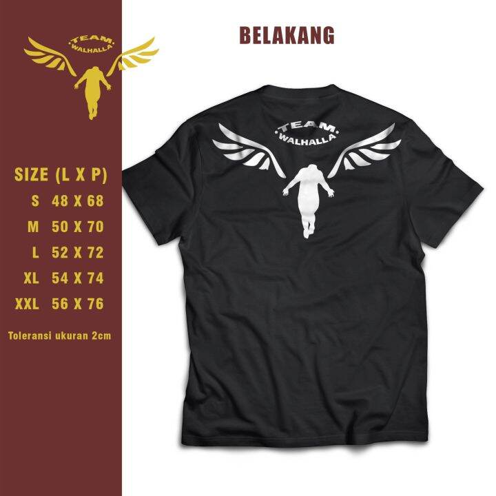 kaos distro anime Tokyo revengers team Walhalla | Lazada Indonesia