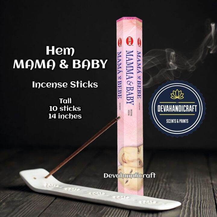 Hem BABY & MAMA Incense Sticks Tall 10 Jumbo sticks | Lazada PH