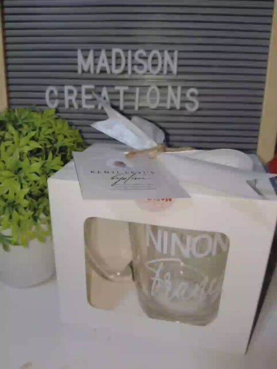 MUGS SOUVENIRS COMPLETE SET (mugs+custom name+box+ribbon+tag) | Lazada PH