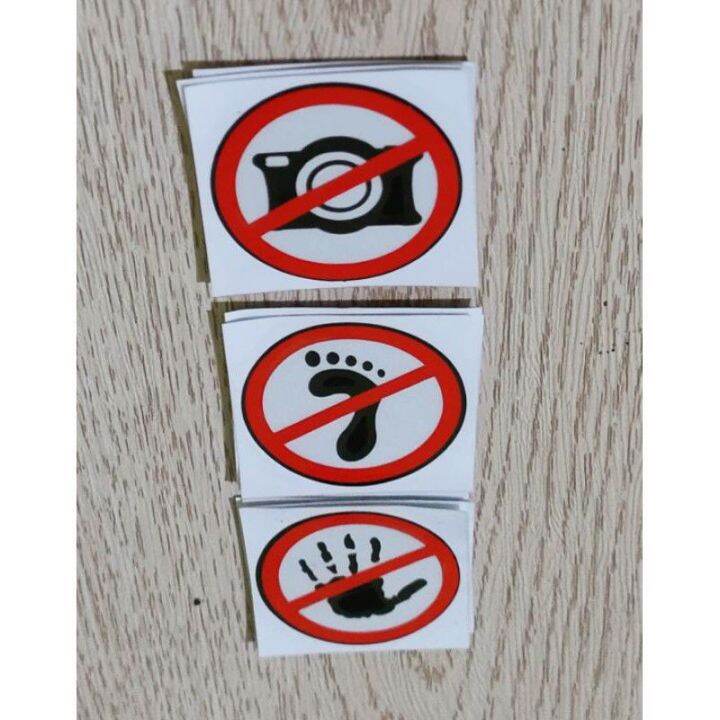 Stiker sticker setiker cutting di larang pegang stiker cutting dilarang ...