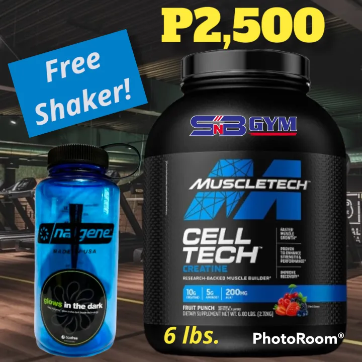 MUSCLETECH Cell tech 6lbs FREE SHAKER! Celltech | Lazada PH