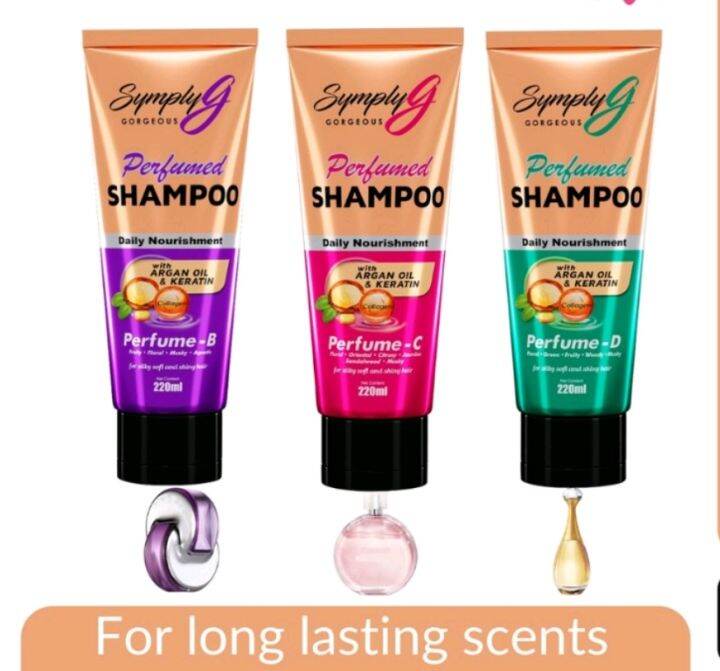 SimplyG Shampoo with Argan Oil & Keratin 220ml | Lazada PH