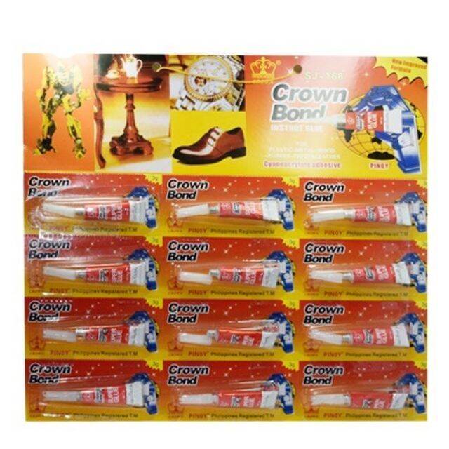 Crown Bond Adhesive 12pcs | Lazada PH