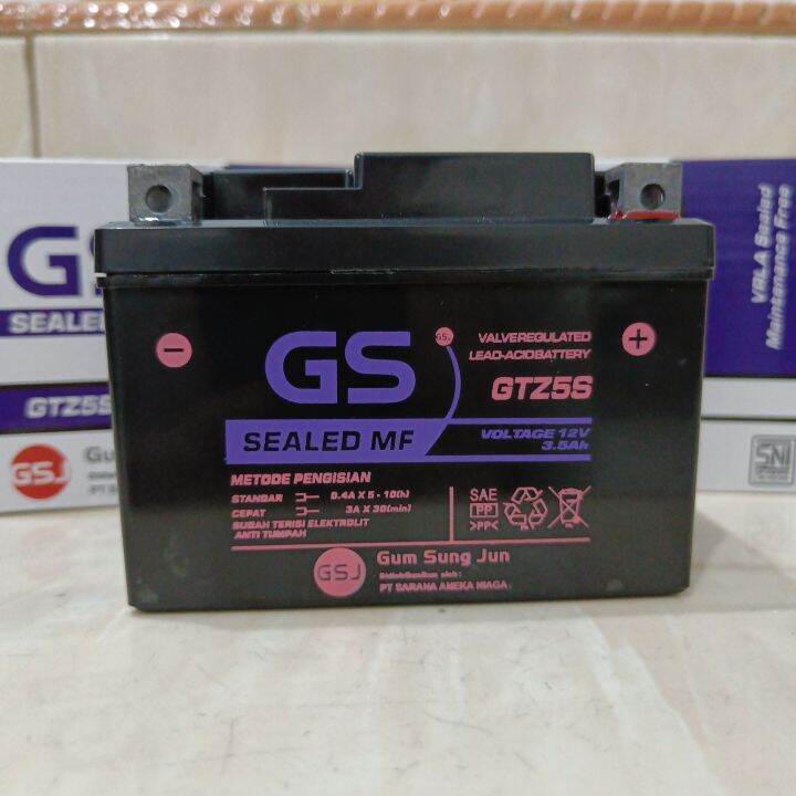 AKI/BATERAI GS GTZ-5S MF 12v-3,5ah | Lazada Indonesia