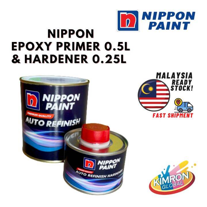 Nippon Epoxy Primer 0.5L & Hardener 0.25L | Lazada