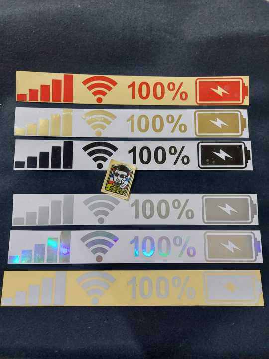 STIKER WIFI,STIKER VIRAL,Sticker Sinyal Hp Wifi Baterai Sticker Motor ...