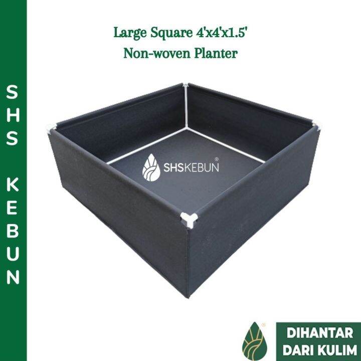 Large Nonwoven Planter Raised Bed Pasu Besar Fabrik Pasu Kain 大型方形种植袋 ...