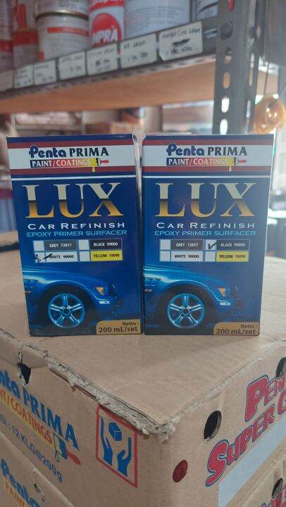 CAT PENTA LUX EPOXI EPOXY PRIMER SURFACER ABU2 & PUTIH & HITAM ...