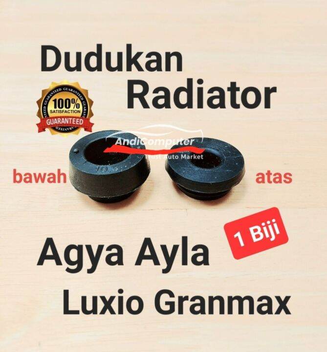 Karet Dudukan Radiator Mobil Agya Ayla Luxio Granmax Atas atau Bawah ...