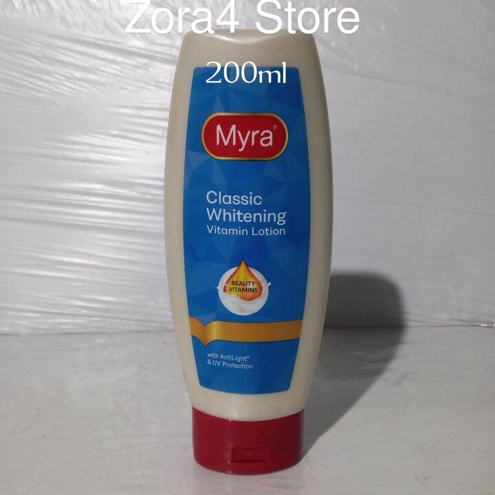 Myra E Classic Whitening Vitamin Lotion 200ml | Lazada PH