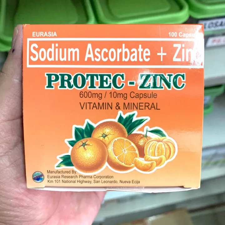 (Immunpro Generic) Protec Zinc - Sodium Ascorbate + Zinc (600mg / 10mg ...