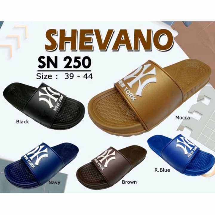Shevano Sandal Selop Pria Karet Anti Licin Ringan Kuat Awet Nyan ...