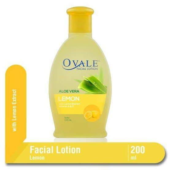 ovale facial lotion lemon 60 ml,100 ml dan 200 ml /ovale penyegar wajah ...