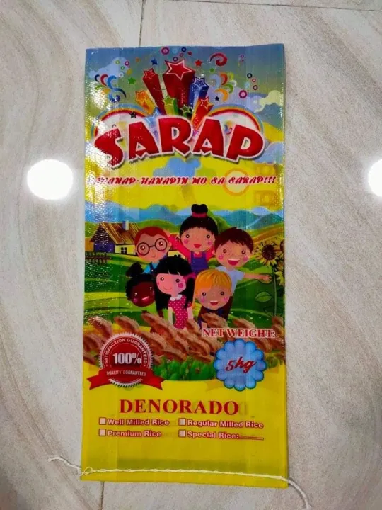 BRAND NEW SARAP RICE SACKS/ SAKO NG BIGAS 5KG | Lazada PH