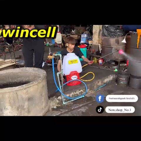 เครื่องพ่นยาเเบตเตอร์รี่ Wincell ปั๊มคู่ 20ลิตร รุ่น WS-20 S | Lazada.co.th