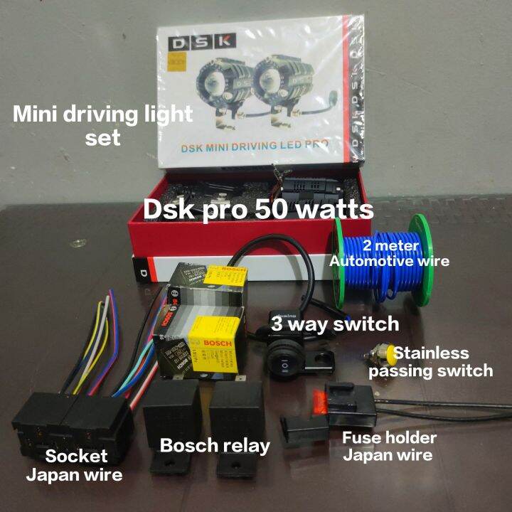 dsk pro 50 watts mini driving light set | Lazada PH