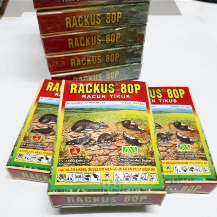 Racun pembasmi tikus/Rakus 80p | Lazada Indonesia