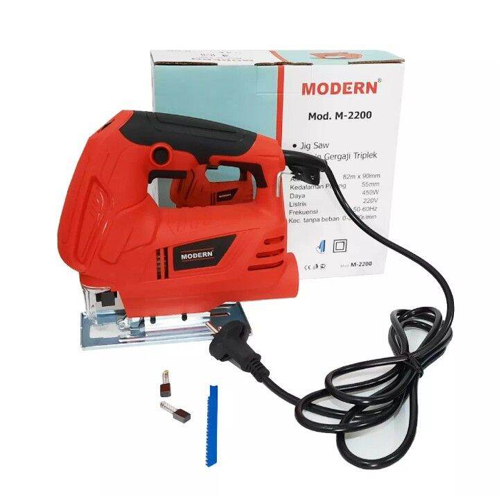 Mesin Gergaji Jigsaw MODERN M 2200 Mesin Gergaji triplek kayu MODERN / EDON | Lazada Indonesia