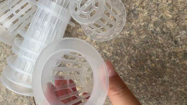 50 Pieces 2 Inch and 1.5 Inch Net Pots Net Cups for Hydroponics Wide ...