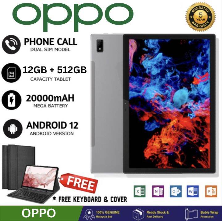 พร้อมส่งแท็บเล็ต New OPPO Tablet X10 หน้าจอ 12.0 นิ้ว 12GB RAM 512GB ...