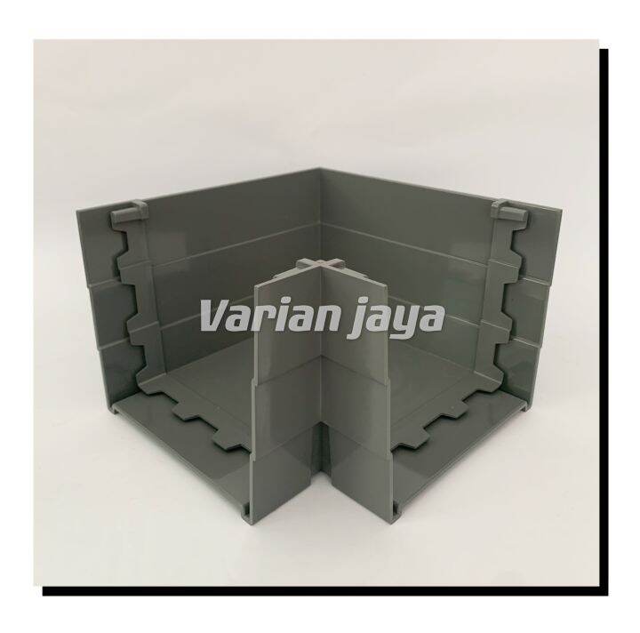 Belokan Talang Air L Socket Sambungan Kotak PVC Knee Siku Pipa Talang ...