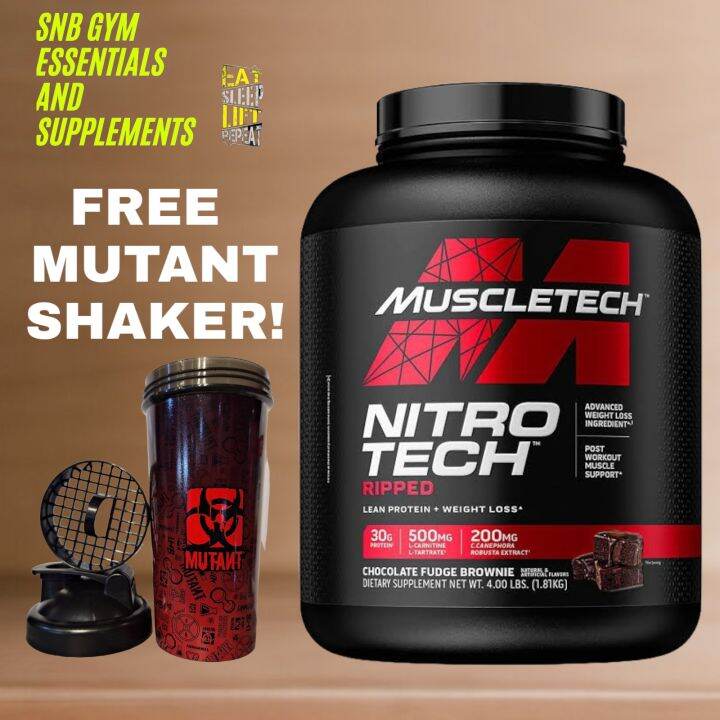 NITROTECH RIPPED 4LBS FREE MUTANT SHAKER LIMITED EDITION | Lazada PH