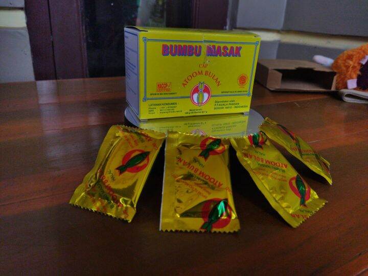 Bumbu Atom Bulan berkualitas/Atom Bulan (7g x 20 sachet) / Penyedap ...