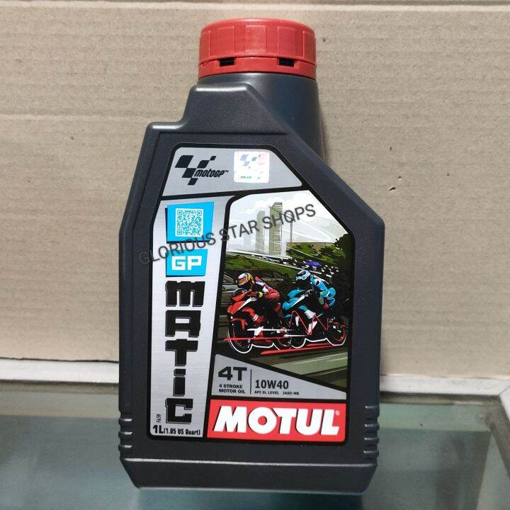 OLI MOTUL GP MATIC 1L 10W40 API SL JASO MB OLI MESIN MOTOR 1 LITER 4T ...
