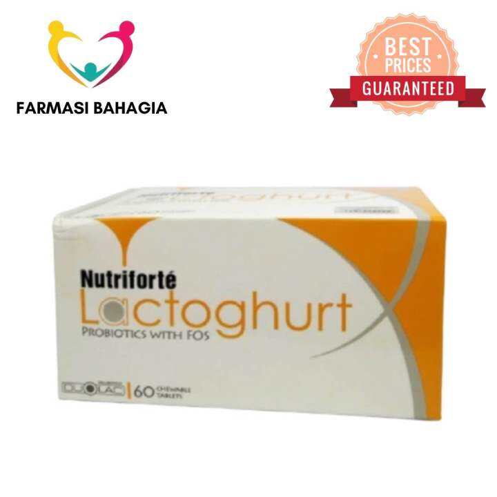 Nutriforte Lactoghurt Probiotics With FOS Chewable Tablets 60’s | Lazada