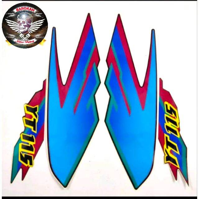 stiker Striping stiker polet motor motor yamaha yt 115 stiker motor ...