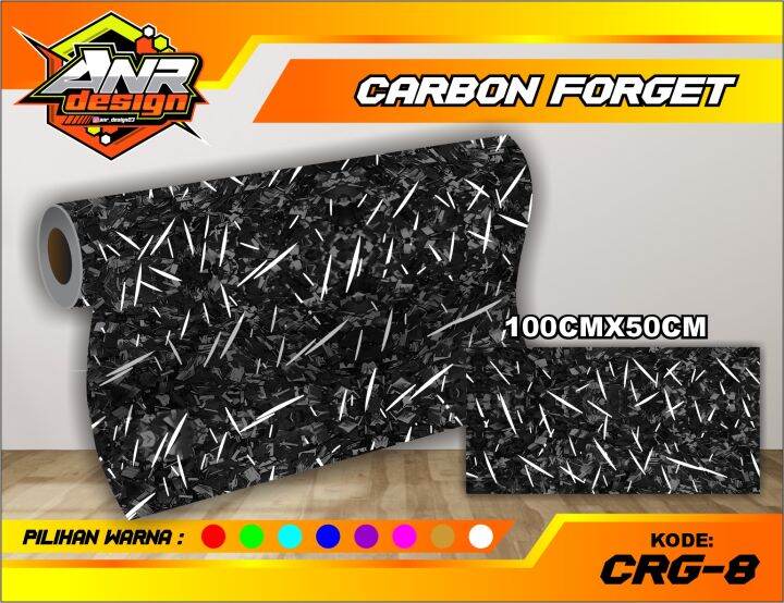 sticker carbon forget viral ukuran 100cmx50cm viral anti luntur ...