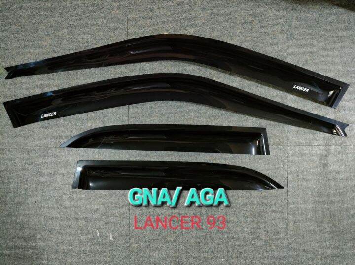 Door Visor Rain Visor Mitsubishi Lancer Itlog 93- 96 yr model | Lazada PH