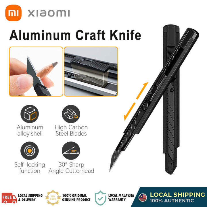 Xiaomi Fizz Utility Cutter Knife Aluminum Cutter Blade Refill 30° Sharp ...