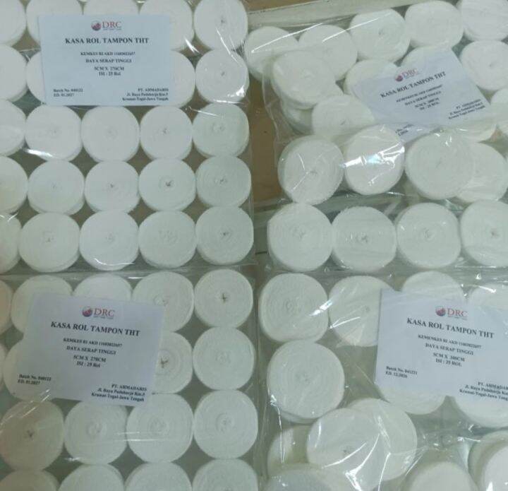 kasa roll tampon THT DRC ukuran 5 cm x 270 cm | Lazada Indonesia