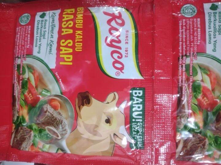 Royco 8rb ( 1 rtg isi 10 sacet ) penyedap rasa, garam nikmat | Lazada ...