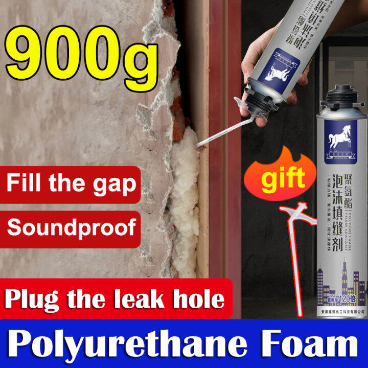 👍900G Send Hose👍Expanding Foam Spray 500 times high foaming Thermal Insulation/Waterproof ...