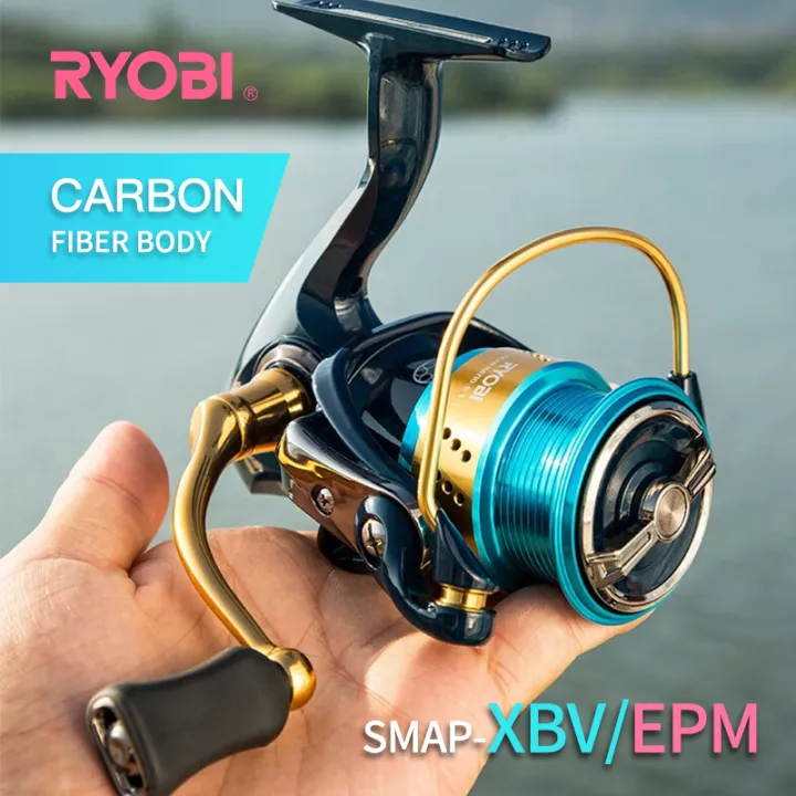 RYOBI 2022 New Carbon Fiber Spinning Fishing Reel SMAP XBV/EPM 1000 ...
