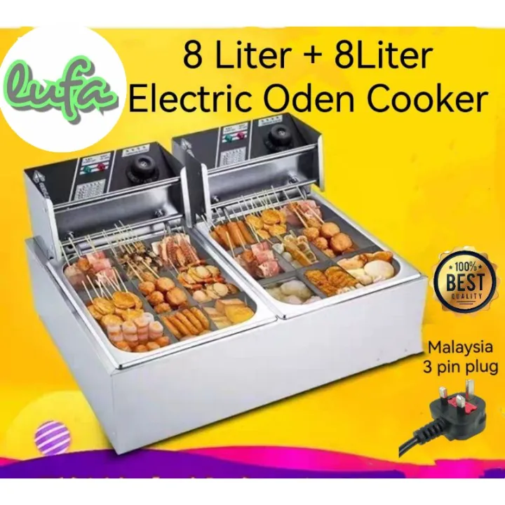 18 Partition Electric Oden Cooker Stainless Steel Automatic Kanto ...