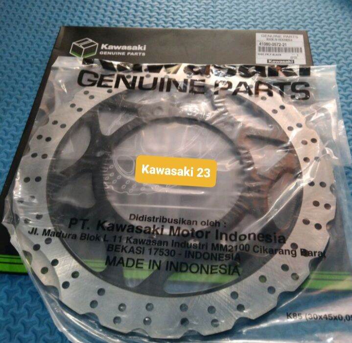Piringan cakram disk depan ninja 150 rr new original kawasaki 41080 ...