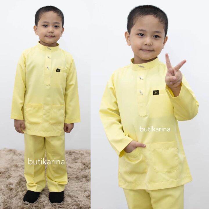 BAJU MELAYU KANAK KANAK KUNING | BAJU MELAYU KANAK KANAK YELLOW | BAJU ...