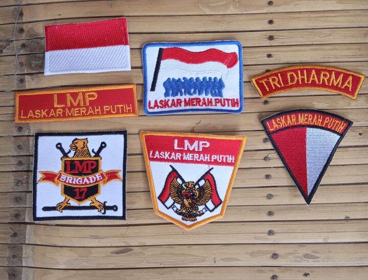atribut LMP satu set logo lmp ,laskar merah putih | Lazada Indonesia