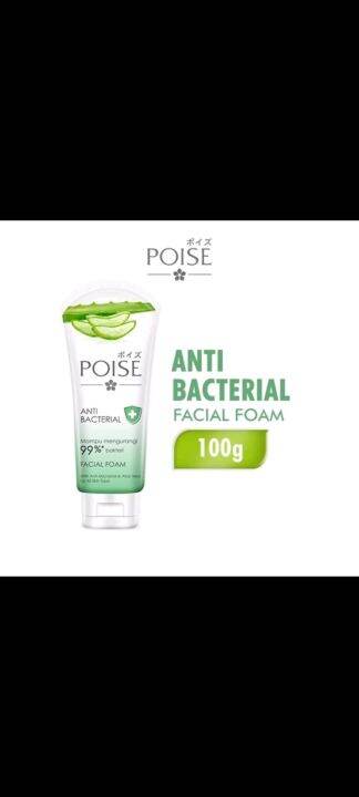 POISE FACIAL FOAM ANTI BACTERIAL 100GR | Lazada Indonesia