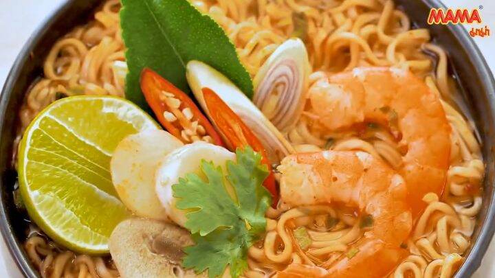 Thailand Mama Instant Noodles Mee Tomyum | Pa-Lo Duck | Green Curry ...