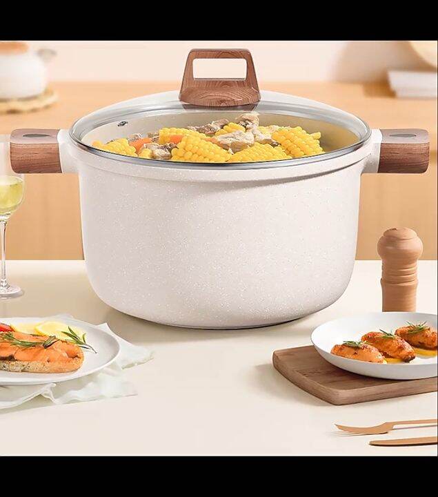 pot for cooking Soup pot with cover 22CM/26CM/30CM induction pots and ...