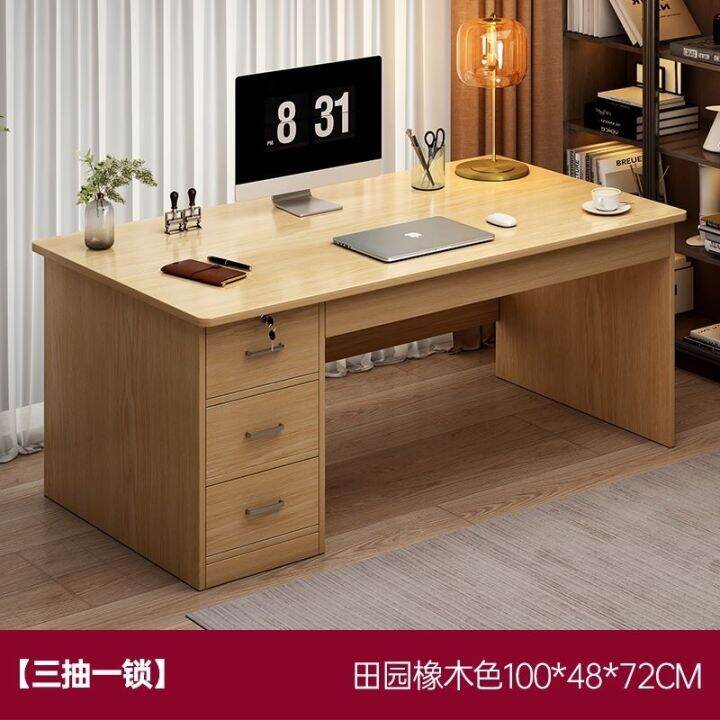 Desktop Computer Desk Simple Table Desktop Desktop Office Table Simple ...
