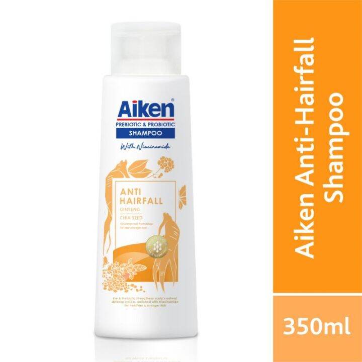 AIKEN Shampoo-Anti Hairfall 350g | Prebiotic | Probiotic | Niacinamide ...