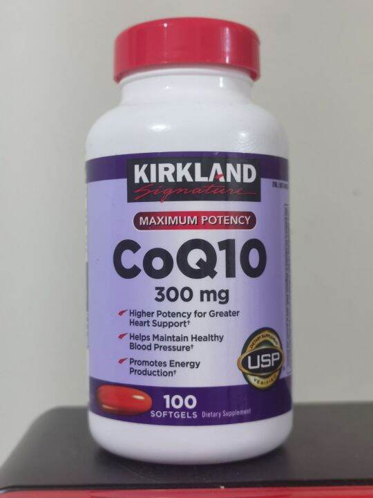 Kirkland Coq10 300mg softgel coenzyme q10 muscle heart high blood ...